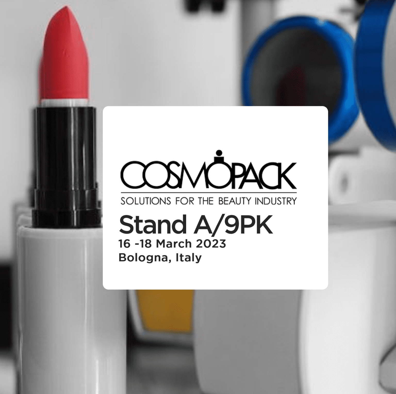 AI Quality Control for Lipstick at Cosmopack 2023