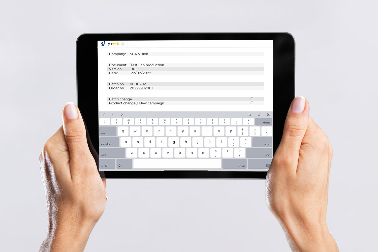 Paper on glass > Paperless Manufacturing Software - SEA Vision