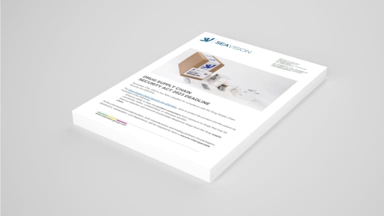 US Drug Supply Chain Security Act Whitepaper - SEA Vision
